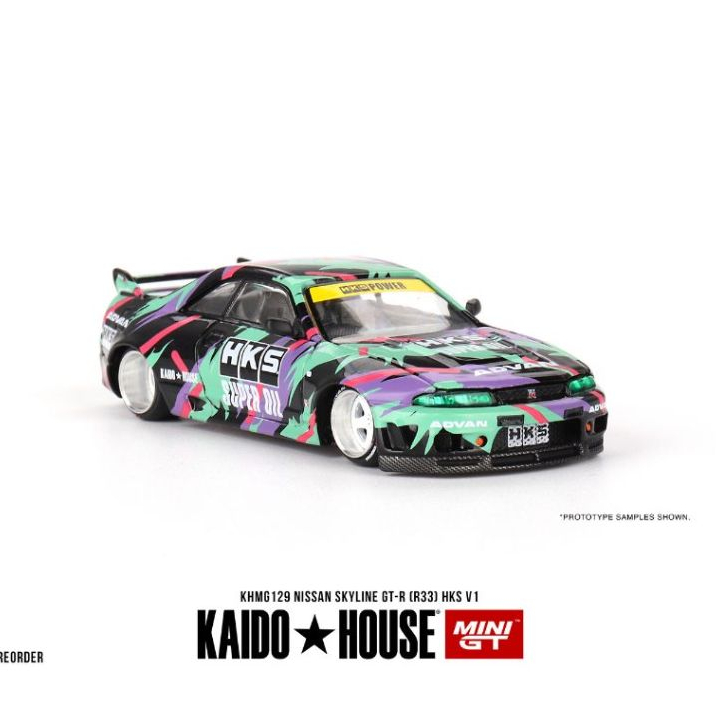 MINI GT KAIDO HOUSE NISSAN SKYLINE GTR R33 HKS V1 (KHMG129) | Shopee ...