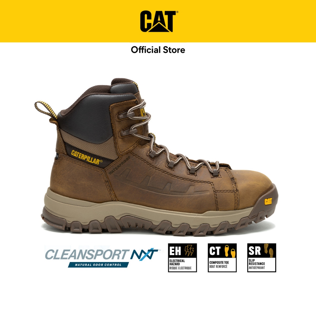 Caterpillar Men's Threshold Rebound Waterproof Composite Toe Work Boot ...
