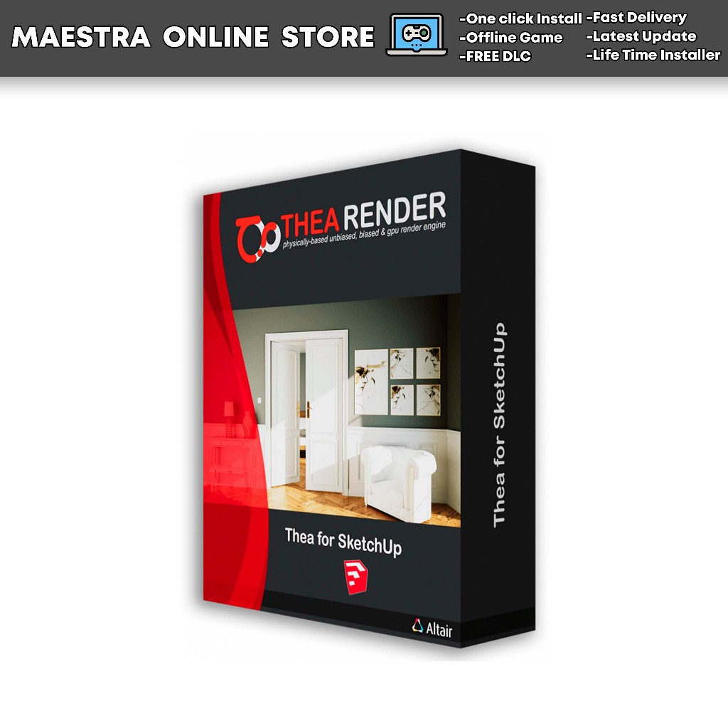 PC Software Thea Render Sketch Up | Shopee Malaysia