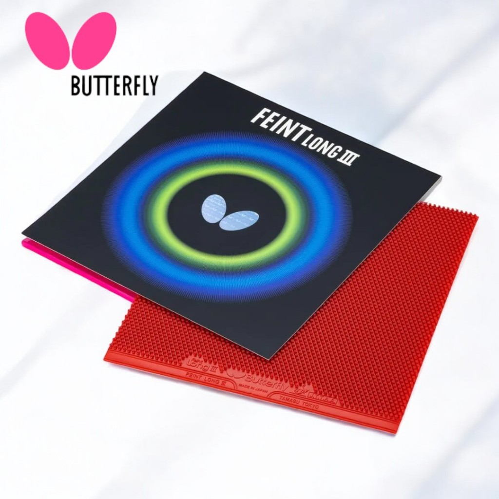 Butterfly Table Tennis Rubber Feint Long 3 Grain Height 00320 | Shopee ...
