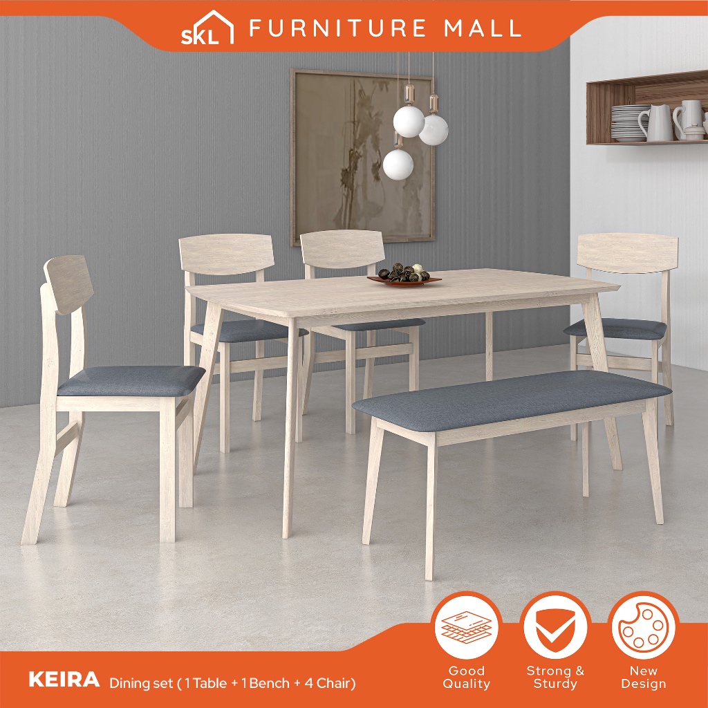 SKL Furniture 1+4+1 DINING TABLE SET/ 1+6 / 1+4 DINING TABLE SET ...