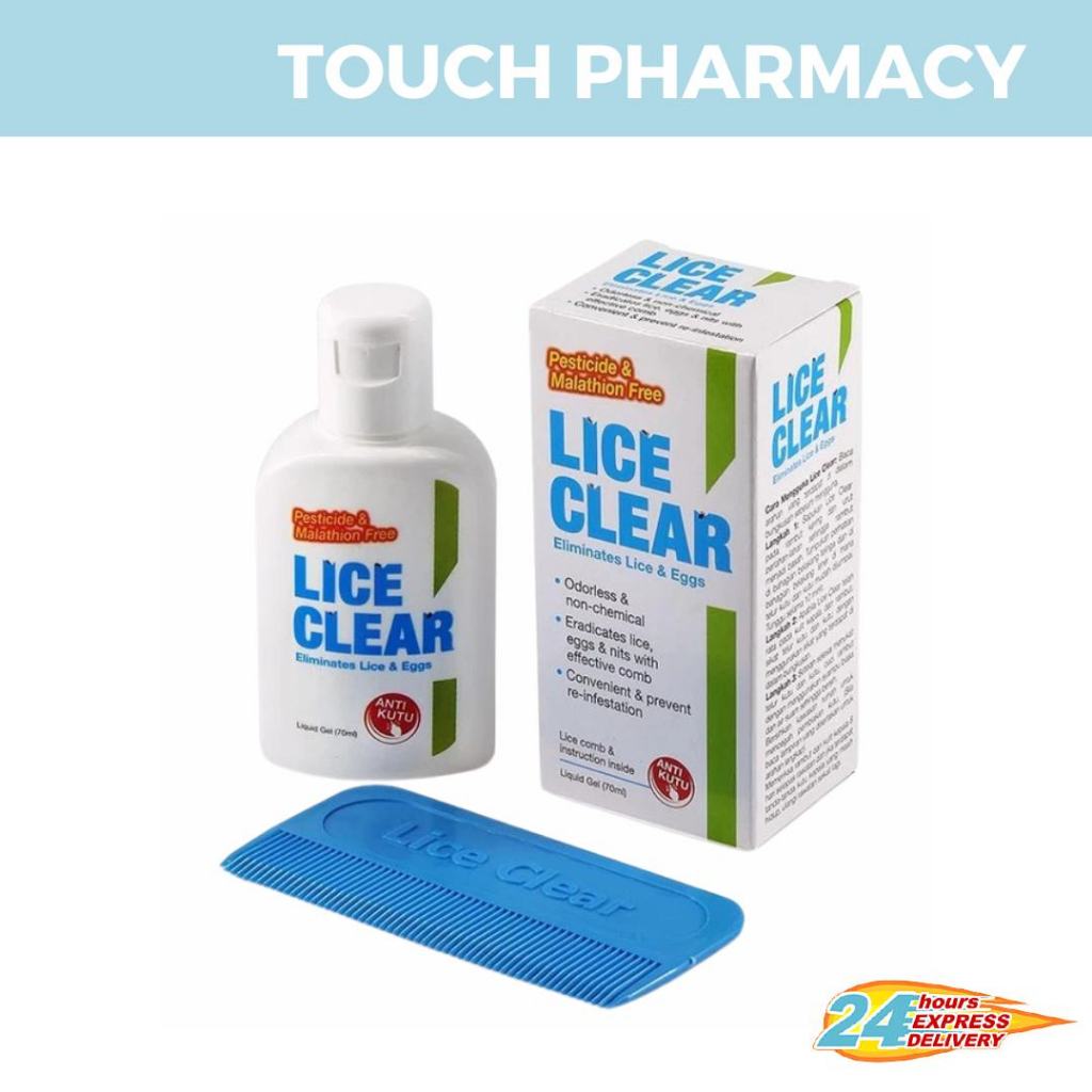 LICE CLEAR Hair Treatment Liquid Gel 70ML | Shopee Malaysia