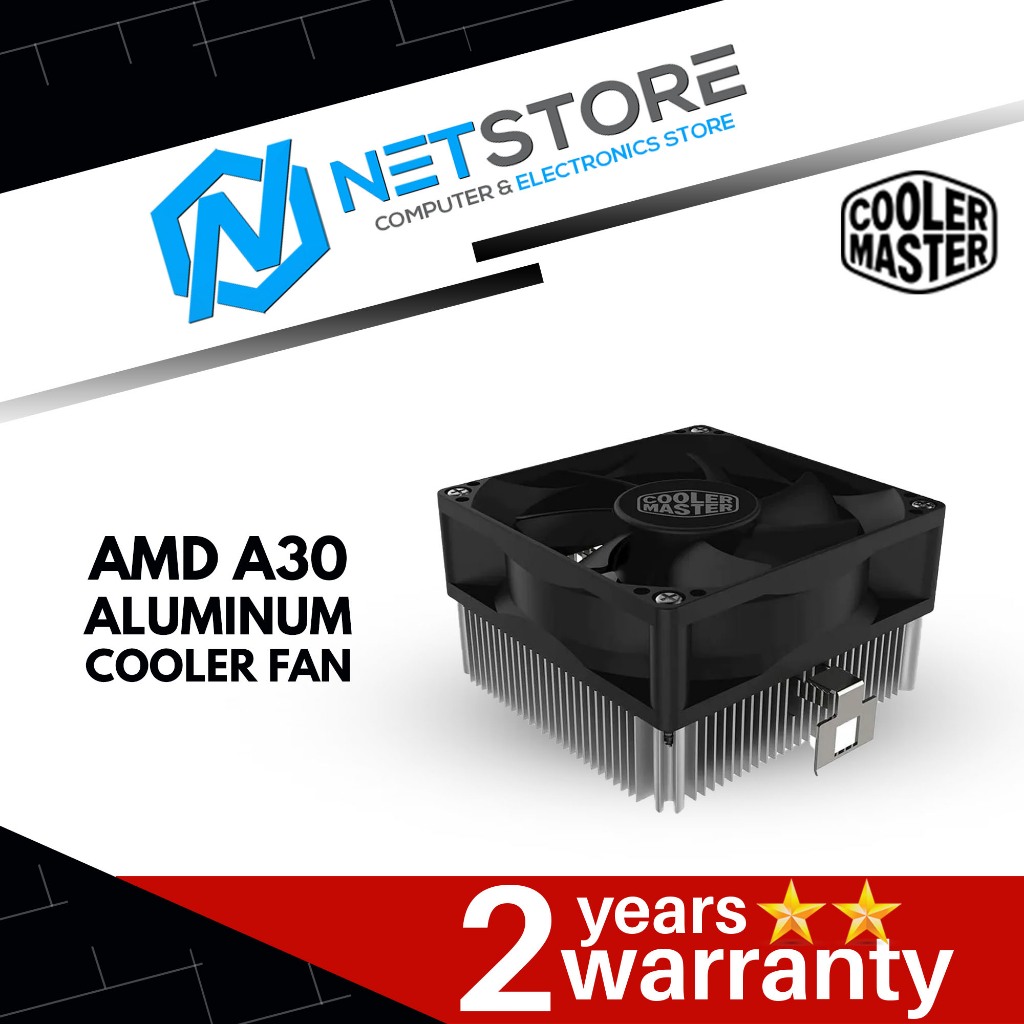 COOLER MASTER AMD A30 ALUMINUM COOLER FAN - RH-A30-25FK-R1 | Shopee Malaysia