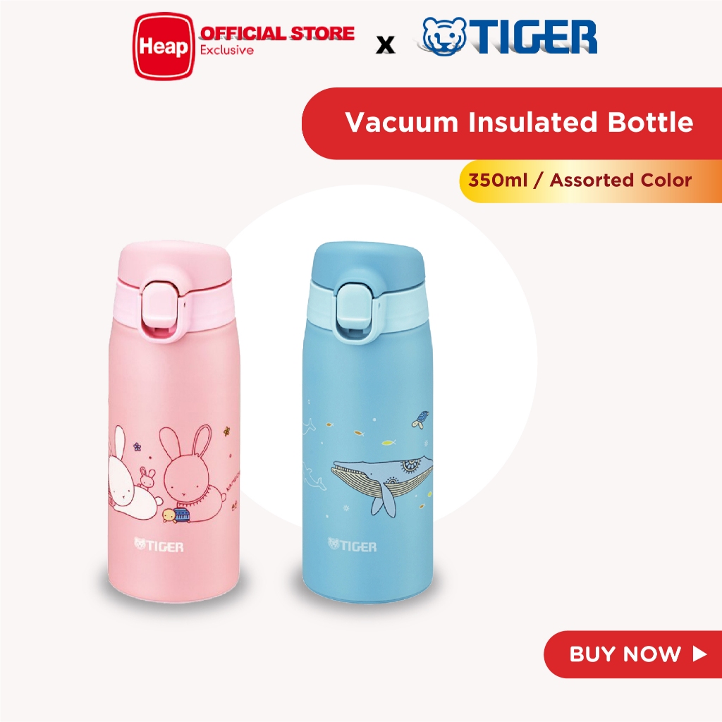Tiger Brand Vacuum Insulated Bottle - Assorted Color (350ML) [Model ...