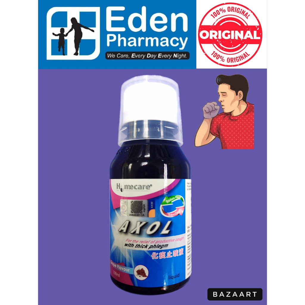 Homecare Axol Ambroxol Syrup (100ml) | Shopee Malaysia