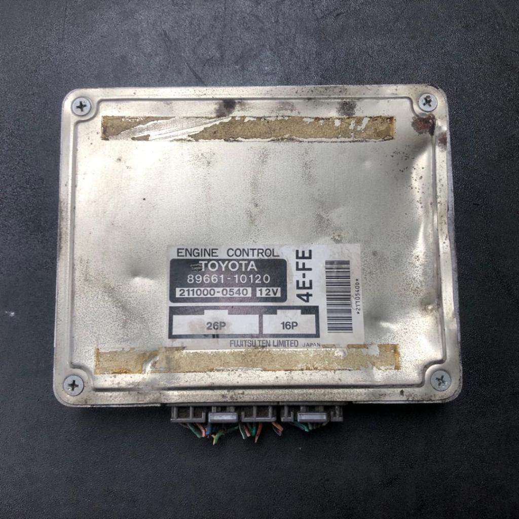 TOYOTA Engine Control Unit ECU 4E-FE 89661-10120 Used Original | Shopee Malaysia