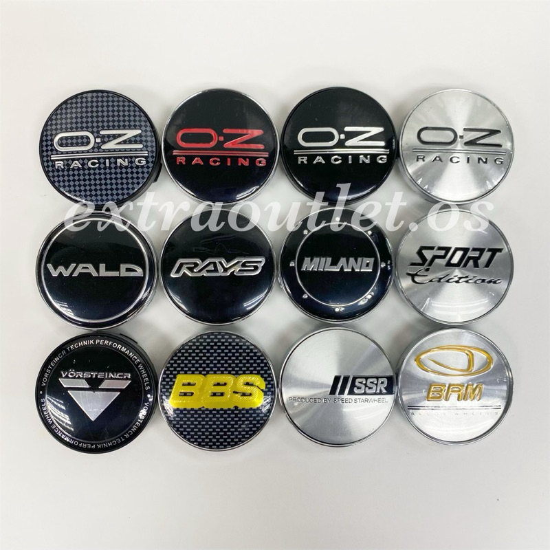 (56MM) 4PCS NO.104 Wheel Center Cap / Sport Rim Cap Tengah Rim Kereta ...