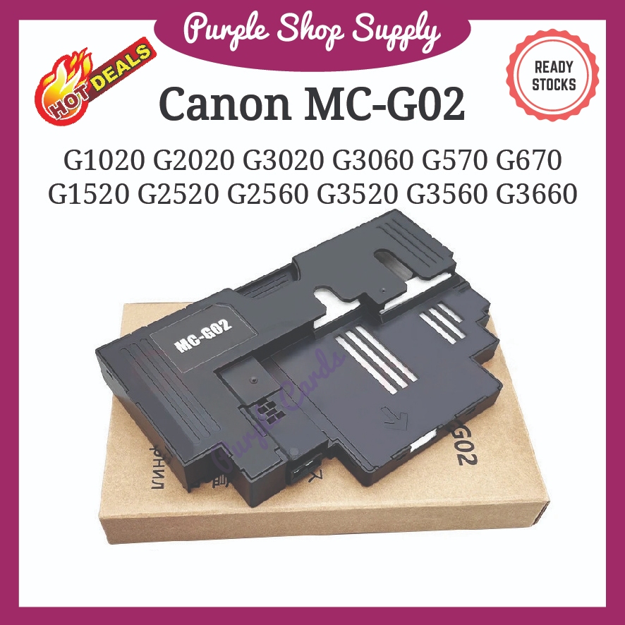 Canon MC-G02 Maintenance Cartridge G1020 G2020 G3020 G3060 G570 G670 Absorber Waste ink Box ...