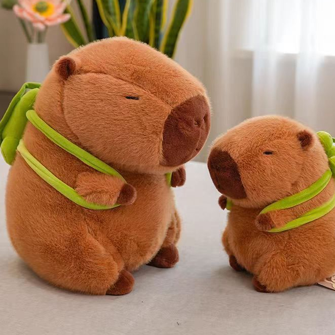 Cute Capybara Plush Toy Doll / Anak Patung Capybara / 水豚公仔毛织玩偶 | Shopee ...