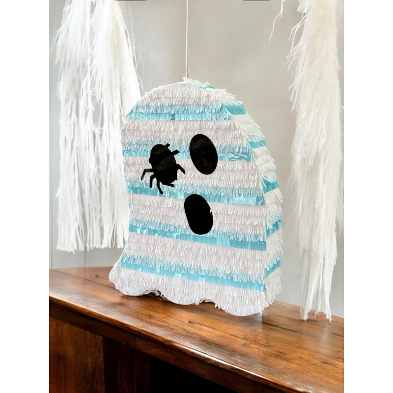 Ghost pinata with spider eyes for Hallowen | Shopee Malaysia