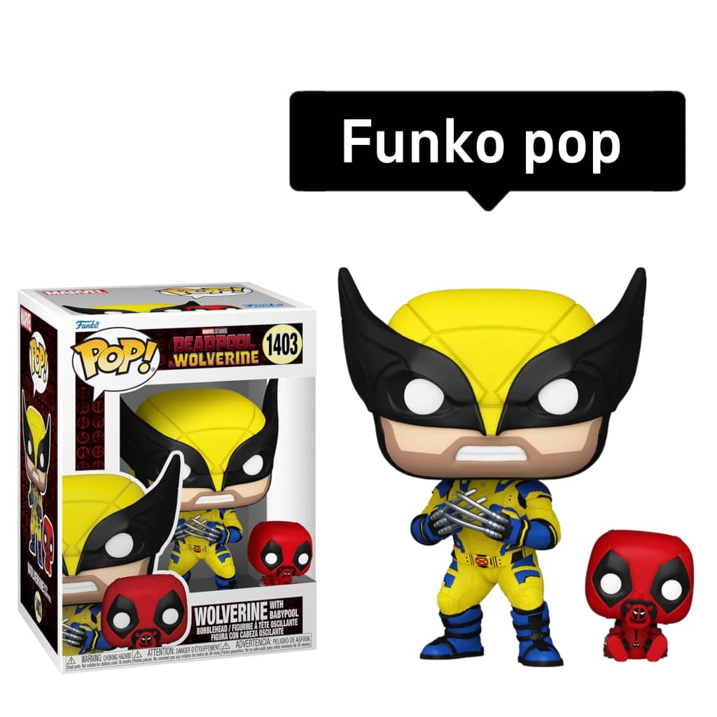 Original Funko Pop! Marvel Deadpool Wolverine 1403 Wolverine ...