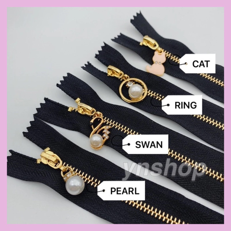 JZ301 Fancy Zipper Zip Baju Zip Metal Zip Besi Zip Jubah | Shopee Malaysia