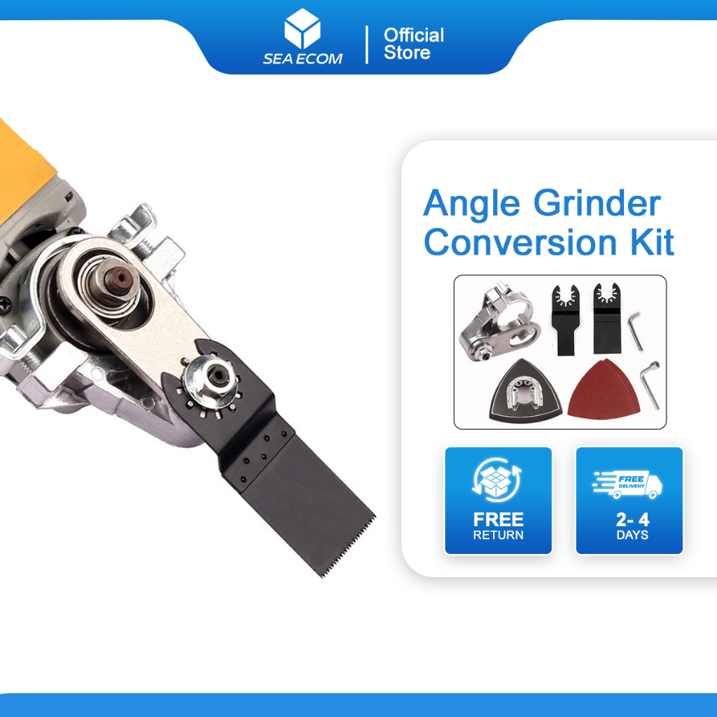 Cordless Oscillating Universal Multi Tool Angle Grinder Conversion Tool ...
