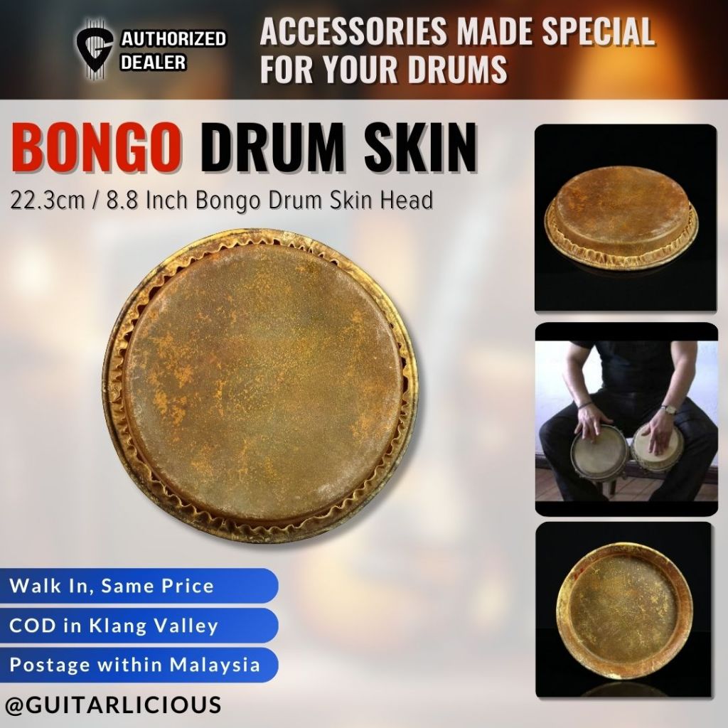 Bongo Drum Head Skin, High Quality Drum Head Replacement for Bongos ...