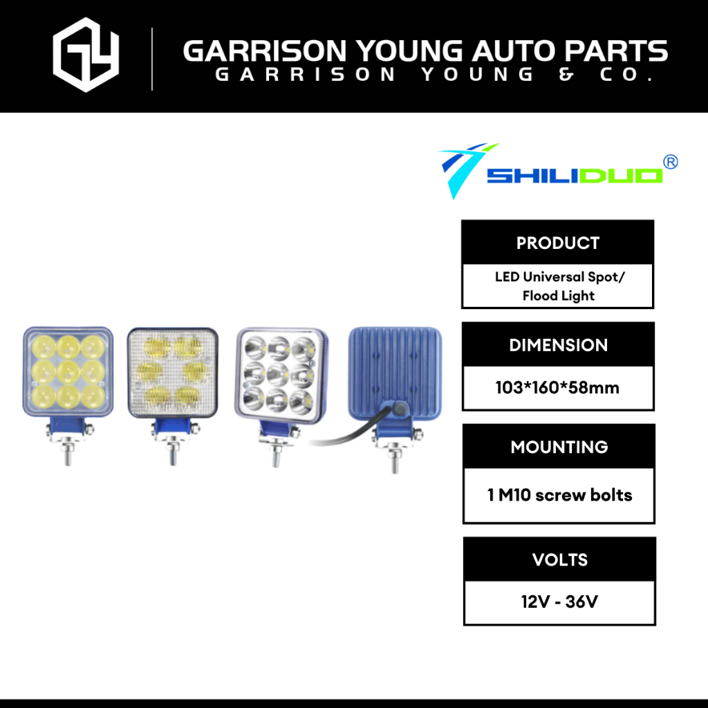 [SHILIDUO/实力多] 100% AUTHENTIC LED UNIVERSAL SPOT / FLOOD LIGHT SQUARE ...