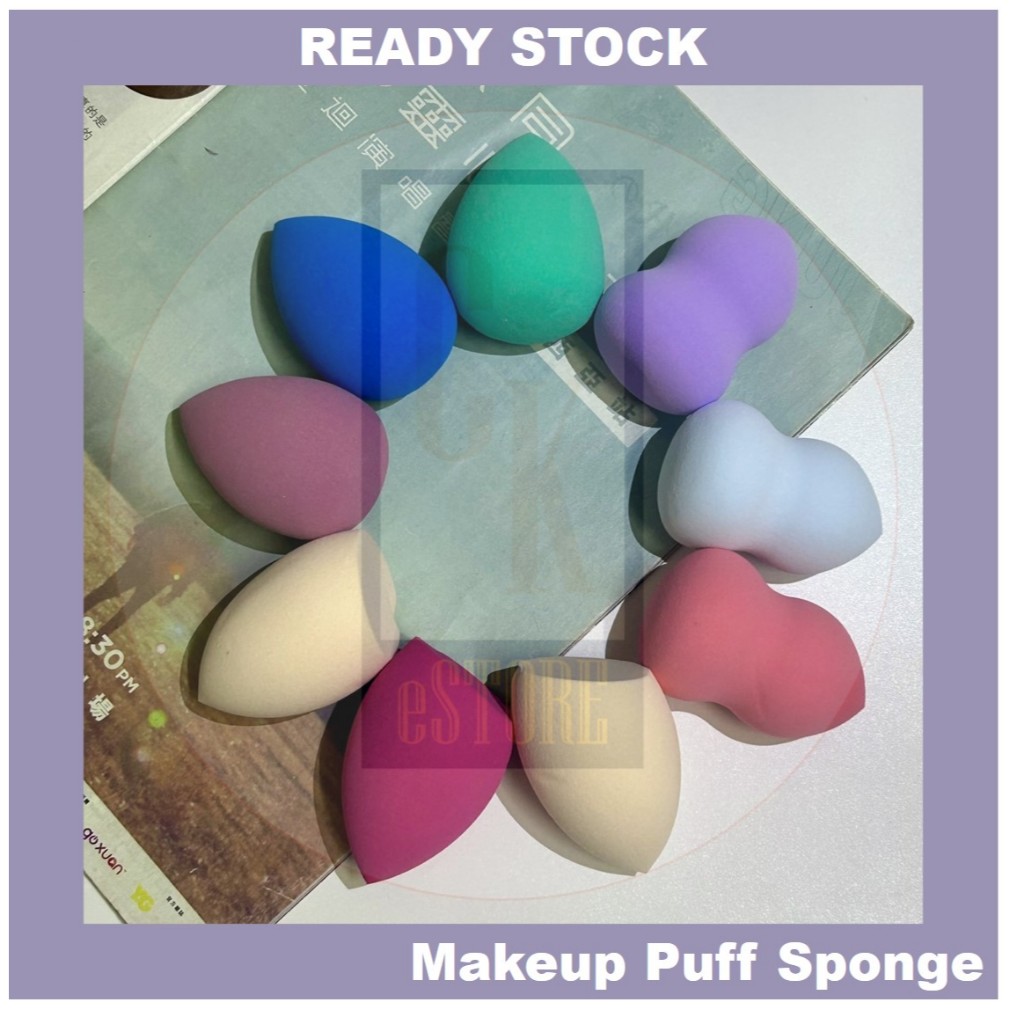 Case Bekas MakeUp Puff Sponge Beauty Blender Dry Wet Foundation Make Up ...