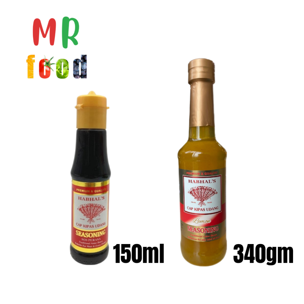 Kicap Sauce Kipas Udang Sos Seasoning Cap Habhal's Lemon 150ml | 340g ...
