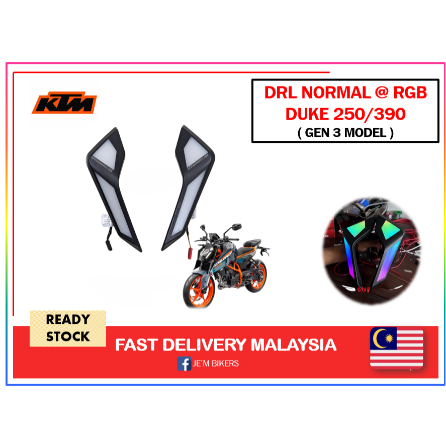 DRL RGB KTM DUKE 250 & 390 GEN 3 | Shopee Malaysia