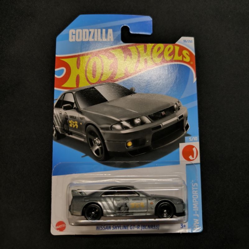 Hot Wheels Mainline 24 | Nissan Skyline GTR R33 GREY | Shopee Malaysia