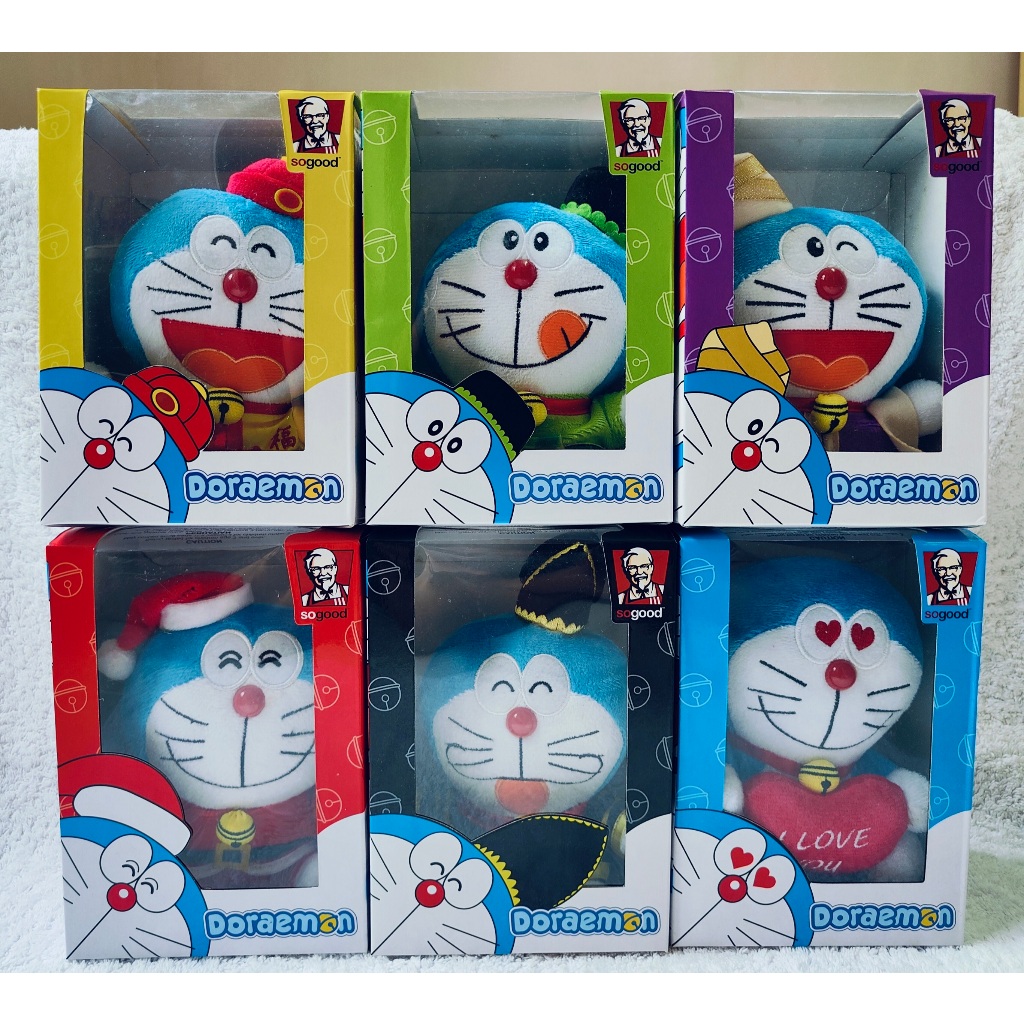 Doraemon KFC Malaysia Special Edition Plush Toy Collection (Six ...