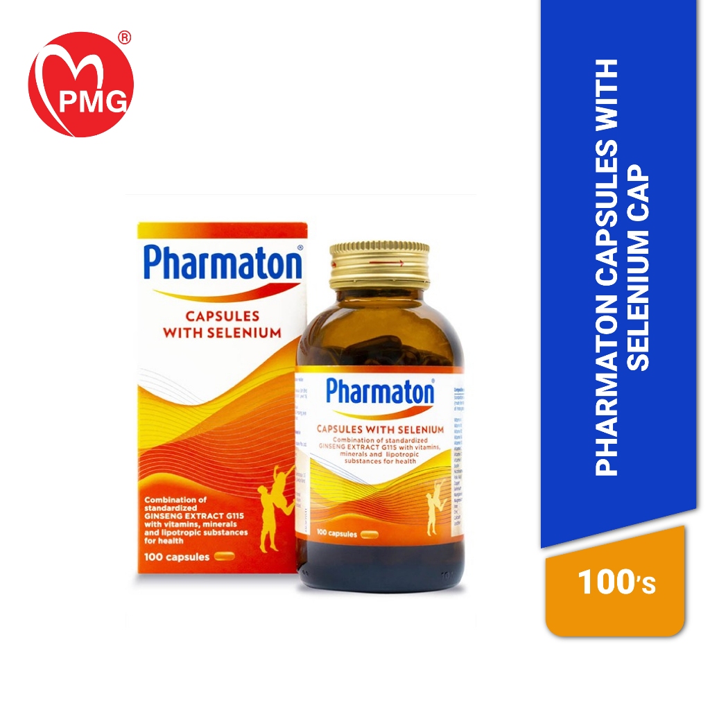 (EXPIRY DATE: 12/2024) [PMG PHARMACY] Pharmaton Capsules With Selenium Cap 100's - give energy ...