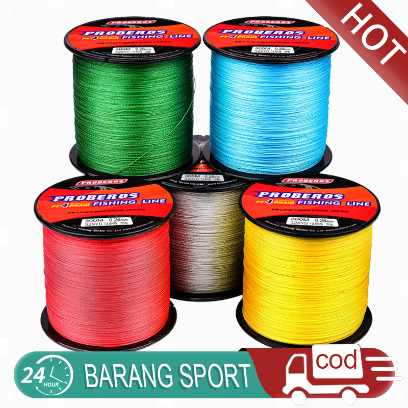 Proberos Braided PE Tenunan Berkekuatan Tinggi Memancing laut Memancing ...