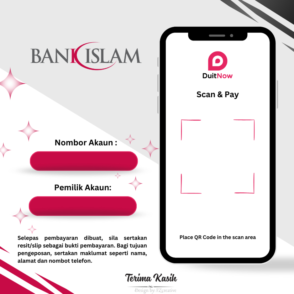 Digital file: Template Akaun Bank | Shopee Malaysia