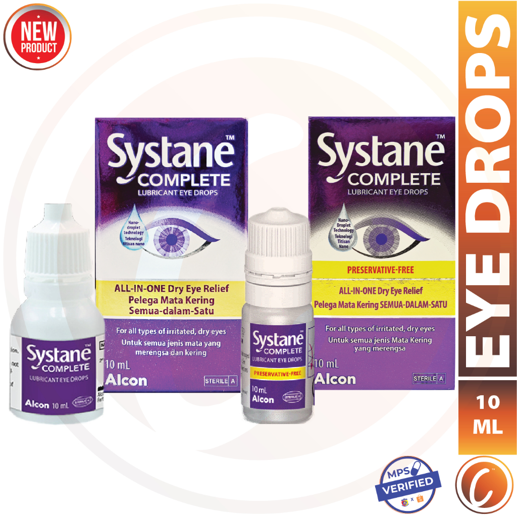 Systane Complete Lubricant All-in-one Eye Drops / Multidose ...