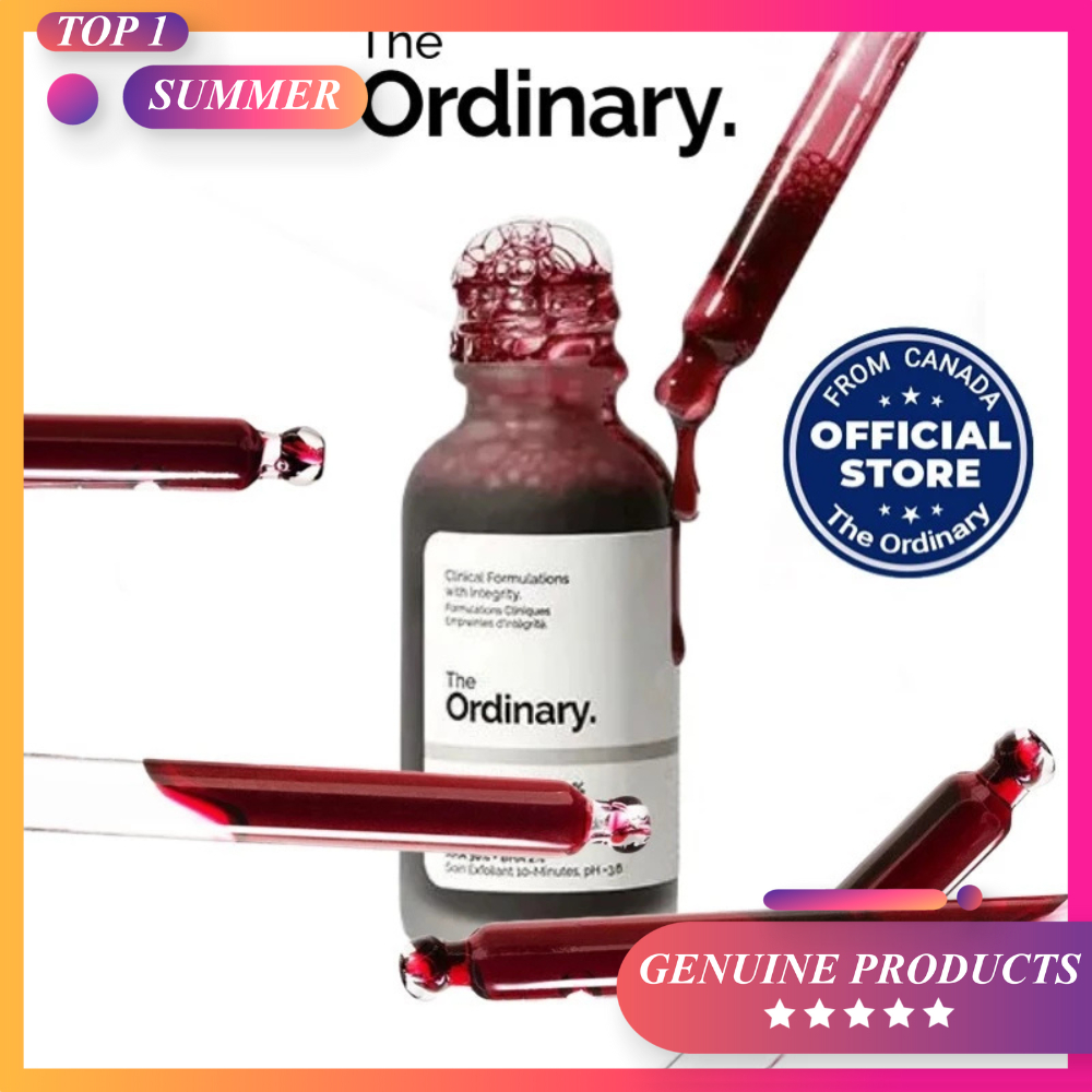 The Ordinary AHA 30% + BHA 2% Peeling Solution Pore Minimizer Blackhead ...