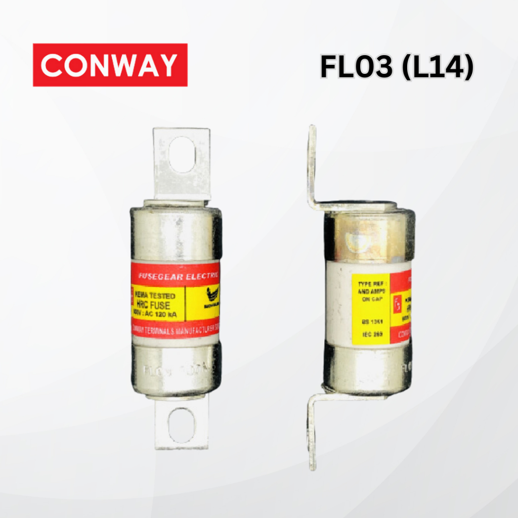 Fusegear Electric HRC Fuse Link FL03 L14 80A/100A 10 PER BOX | Shopee ...