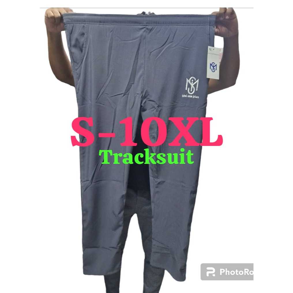 (S-10XL)Tracksuit BIG SIZE track suit lelaki perempuan SELUAR SUKAN TRACK SUIT | Shopee Malaysia