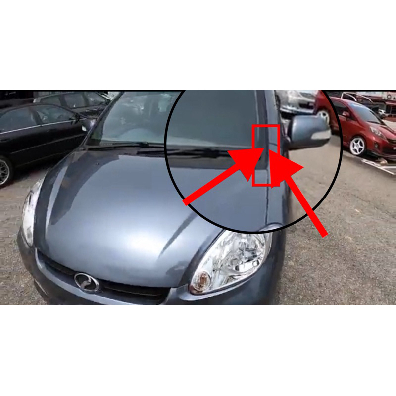 MYVI FIRST MODEL 2008-2010 GRILLE WIPER SIDE COVER SIDE SEAL WIPER ...