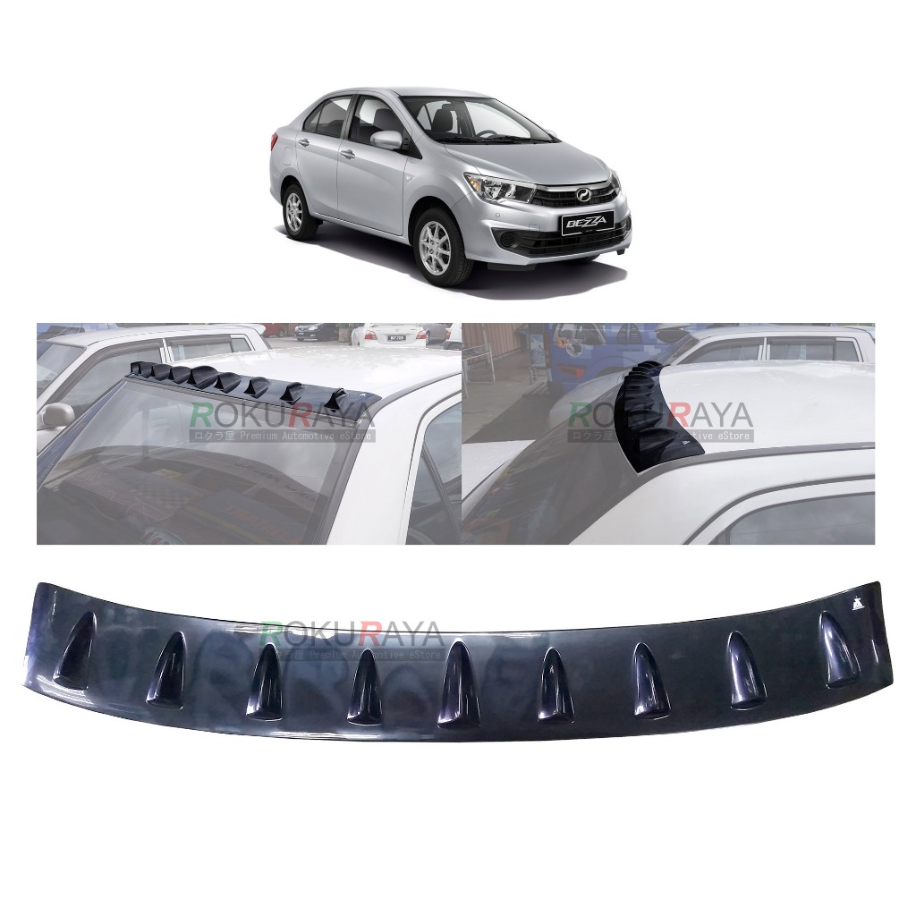 Perodua Bezza (2016) AG Vortex Generator Shark Fin Aerodynamic Rear Top ...