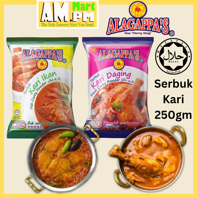 [Alagappa's Raja Kari] Serbuk Kari Curry Powder Seafood Curry Meat ...