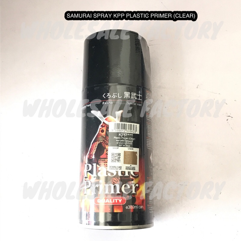SAMURAI SPRAY PAINT KPP PLASTIC PRIMER (CLEAR) 300ML | Shopee Malaysia