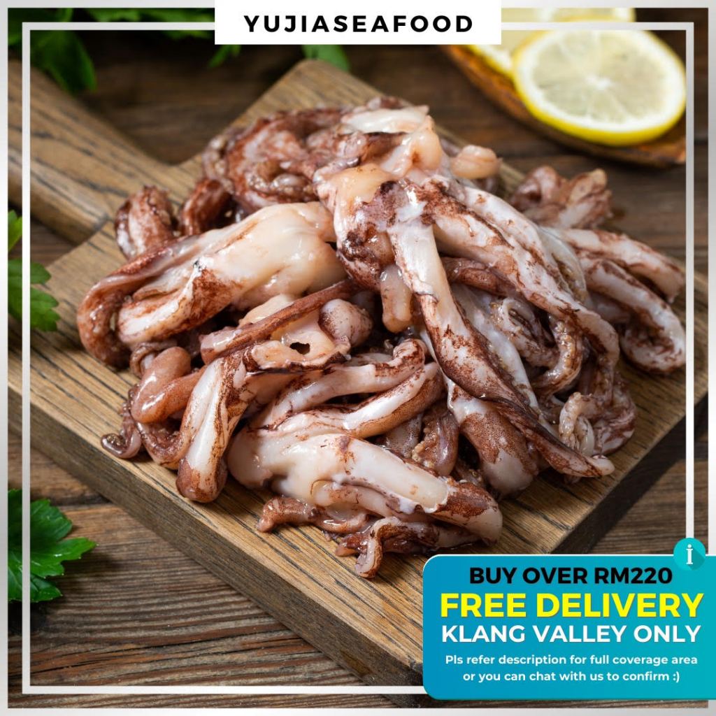 [KL&SGR SAHAJA] Frozen Sotong Tentacles / Squid Tentacles / Sesungut ...