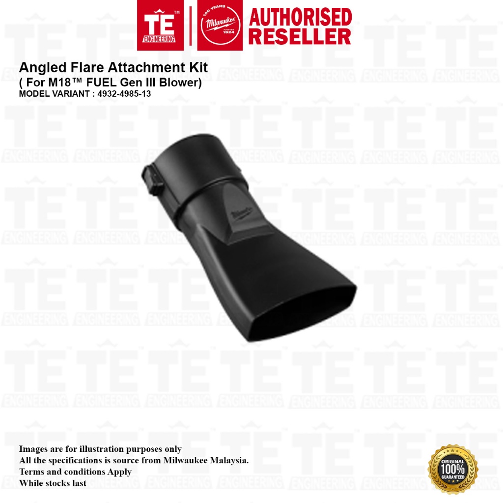 MILWAUKEE Angled Flare Attachment Kit For M18™ FUEL Gen III Blower ...