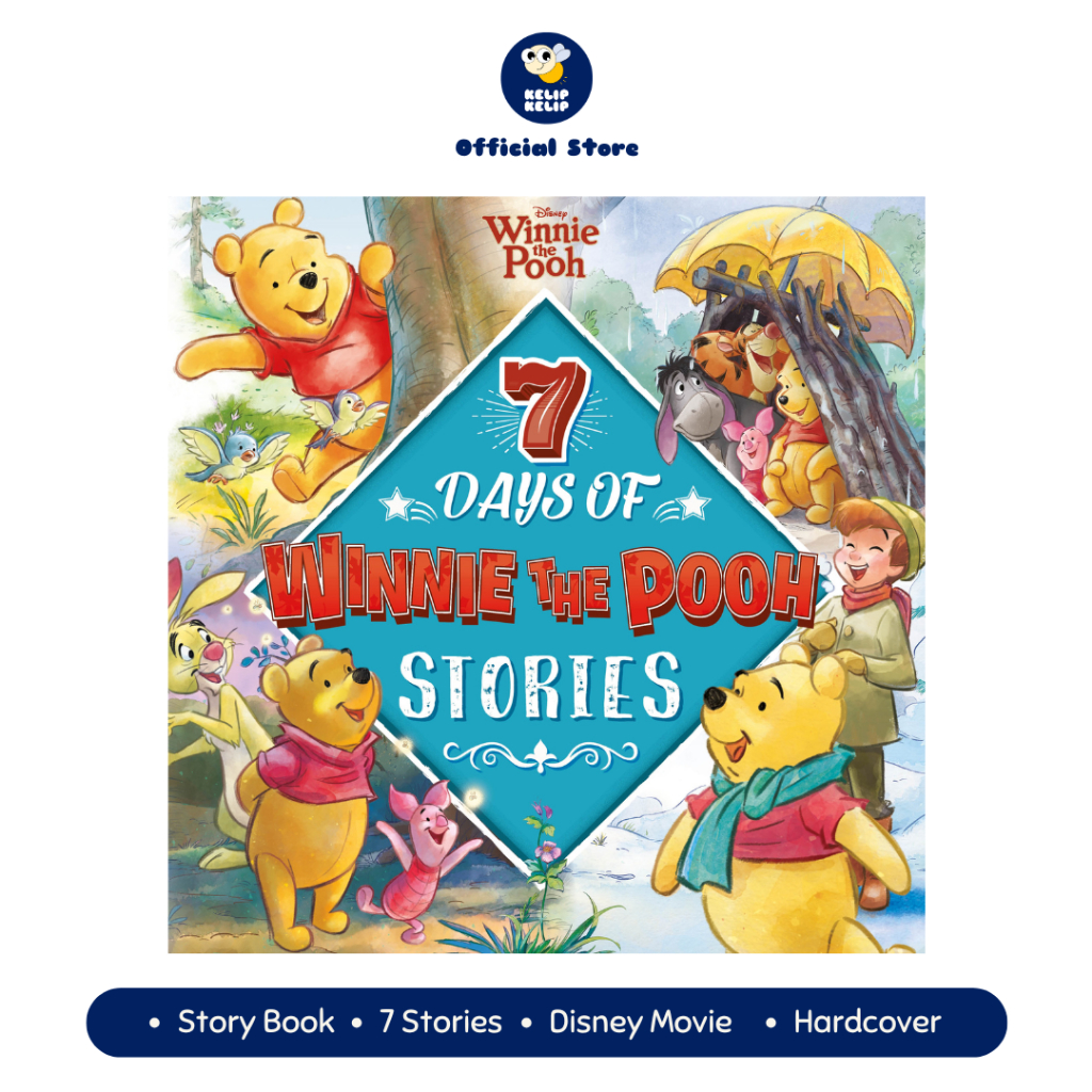 Disney 7 Days of Winnie The Pooh Story Book Collection For Kids To Read ...
