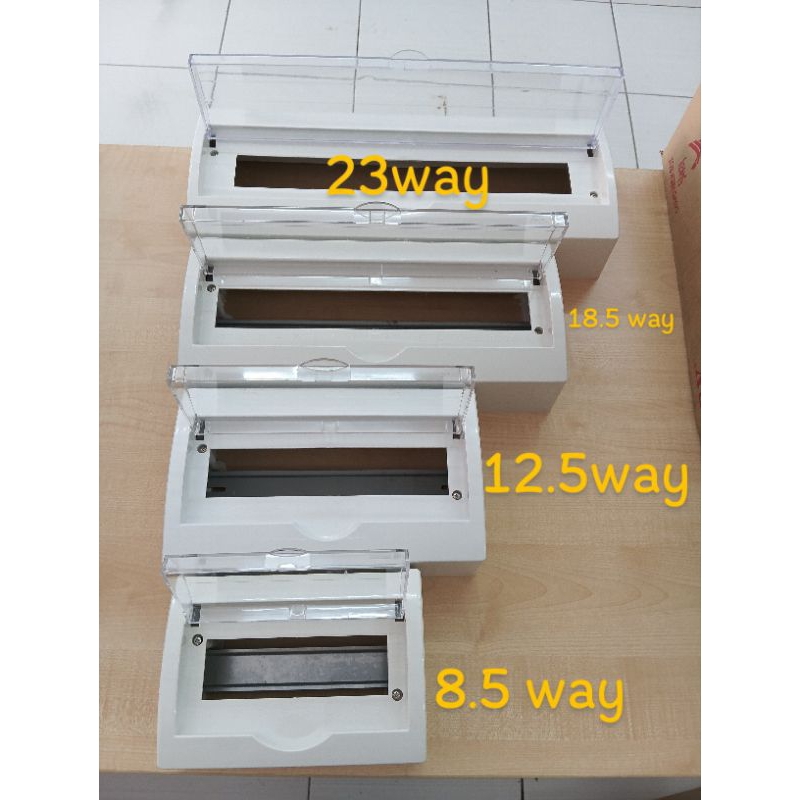 DLX PVC MCB BOX/ consumer pvc box/DB Box/8.5way/12.5 way/18.5way/23way/30way/45way | Shopee Malaysia