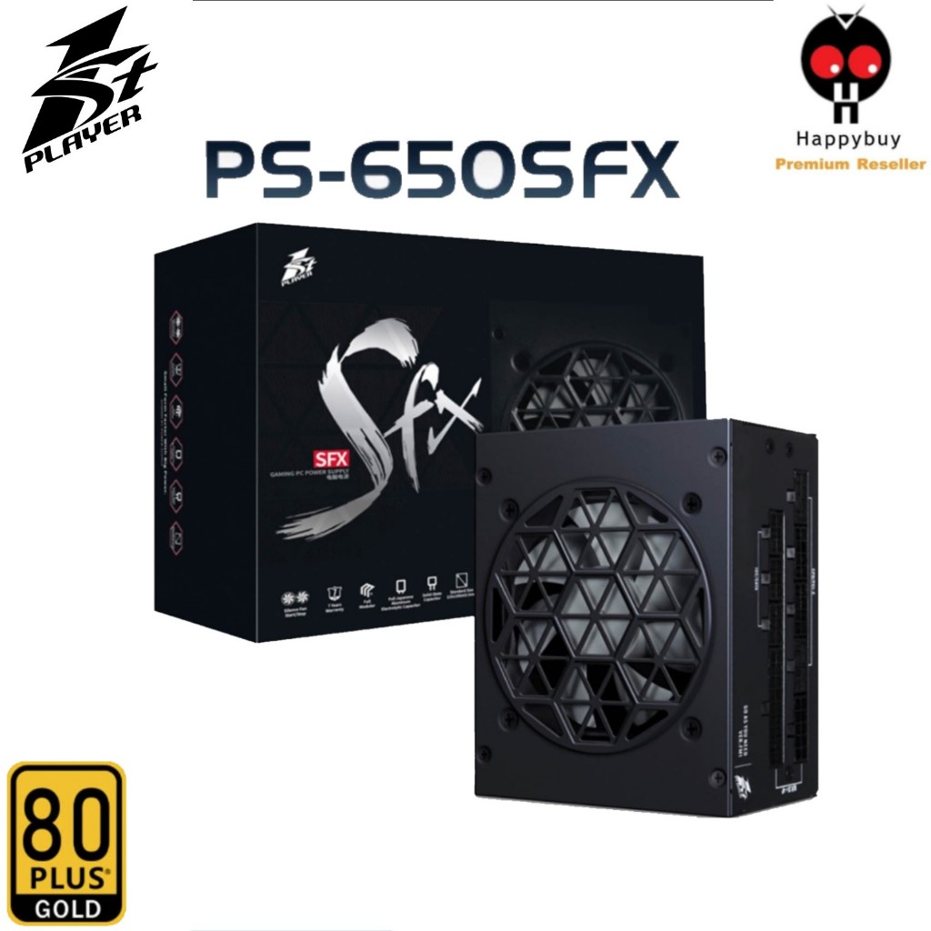 1st Player PS-650SFX 650W 80 Plus Gold Full Modular Small Form Factor ...
