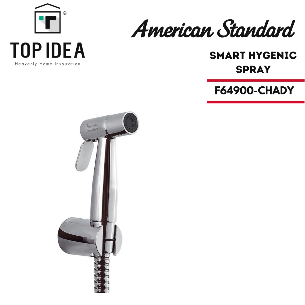 American Standard Smart Hygenic Spray Chrome Bidet Set With Hose & Wall ...