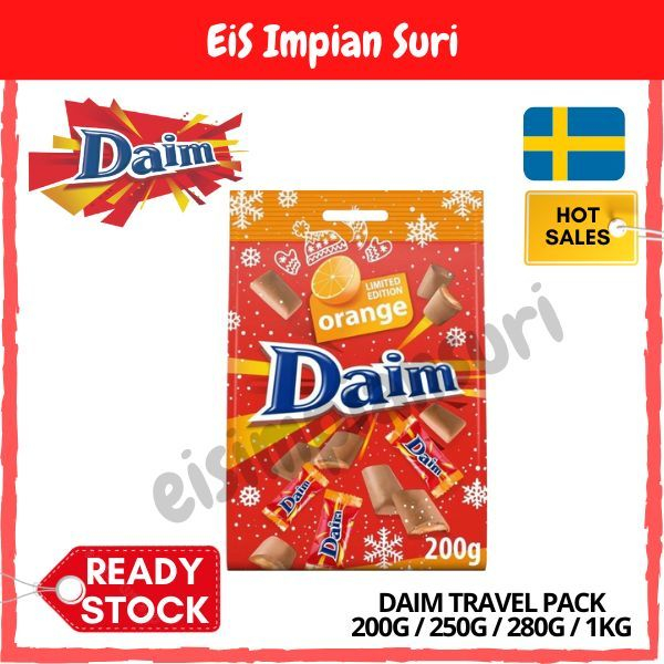(Ready Stock!!) Daim Chocolate Minis Bag 280g / 200g / XXL 460g Coklat Daim Langkawi Daim Orange ...