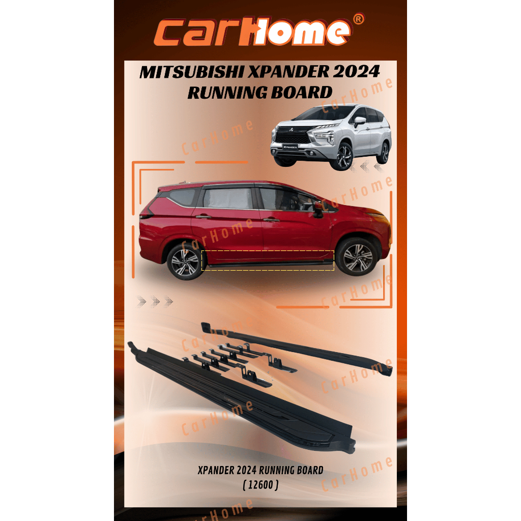 Mitsubishi XPander 2024 RUNNING BOARD SIDE STEP FULL BLACK VERSION ...