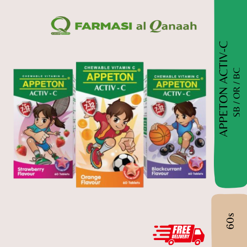 APPETON ACTIV-C 100MG 60 CHEWABLE TABLETS | Shopee Malaysia