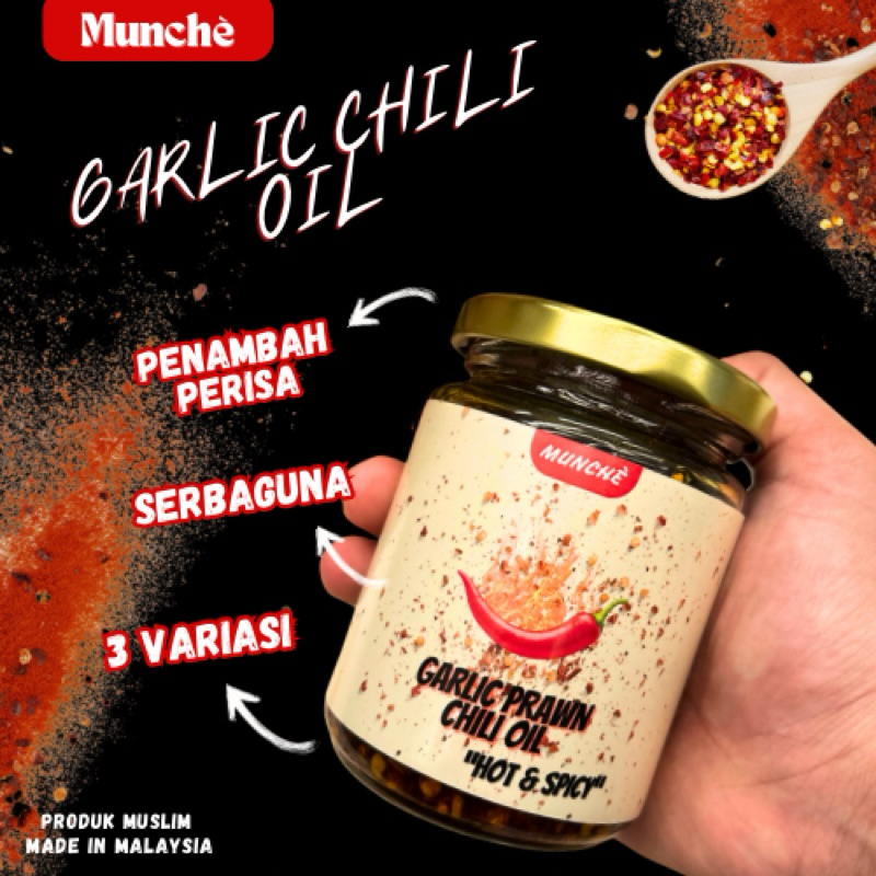 [New Product] GARLIC CHILI OIL BY MUNCHÈ BILIS/PRAWN GARLIC CHILI OIL ...