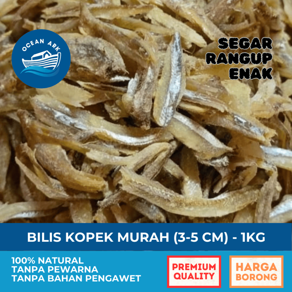 IKAN BILIS KOPEK MURAH GRADE A - OCEAN ARK ( 500G/1KG ) | Shopee Malaysia