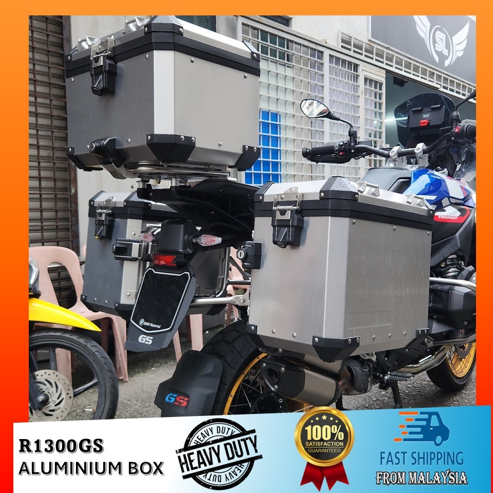 R1300GS BMWR1300GS R1300 LIFETIME WARRANTY ALUMINIUM BOX TOP BOX SIDE ...