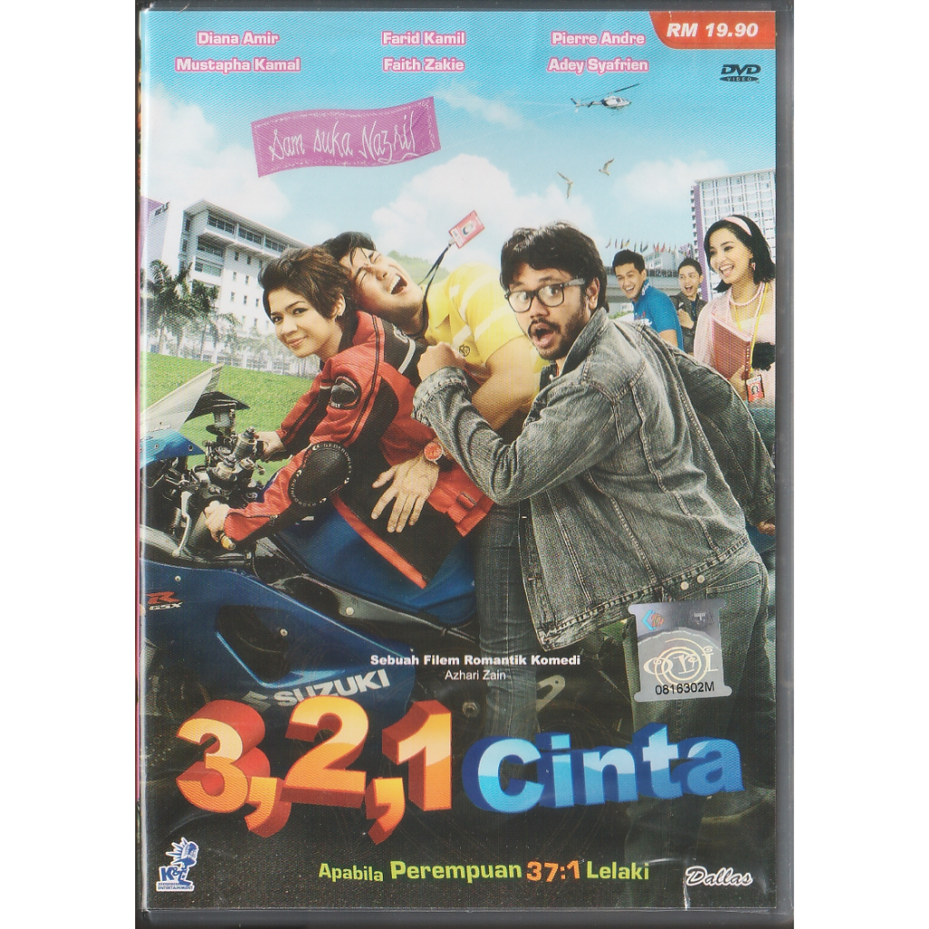 DVD 3 2 1 CINTA ( ORIGINAL FILEM DVD ) | Shopee Malaysia