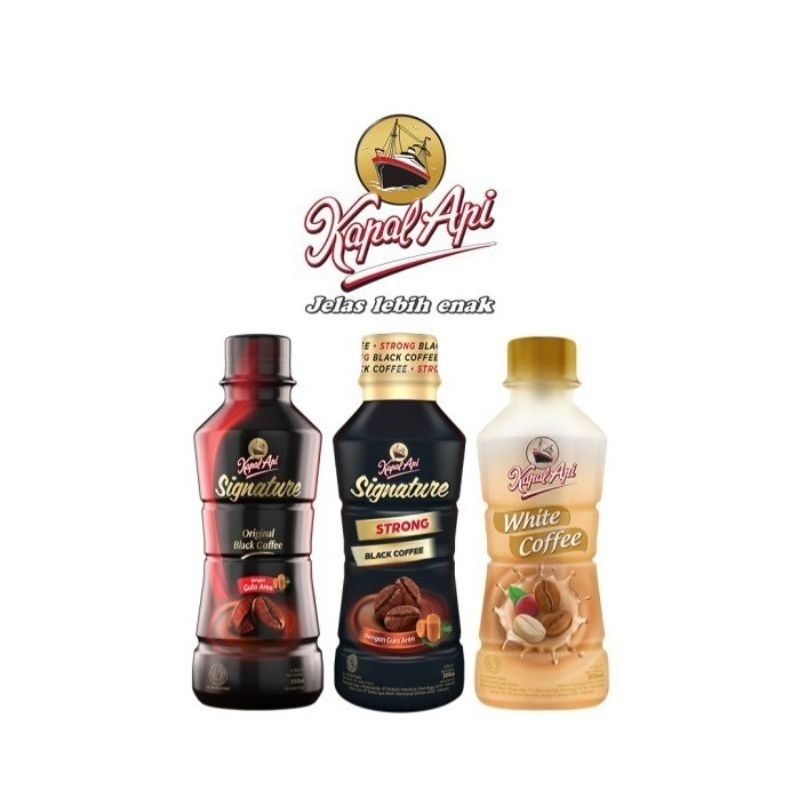KOPI KAPAL API SIGNATURE - READY TO DRINK COFFEE 200ML (HARGA PER 1 ...
