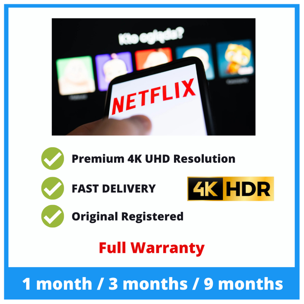 4K N for flix Premium Original Account with Warranty | Shopee Malaysia
